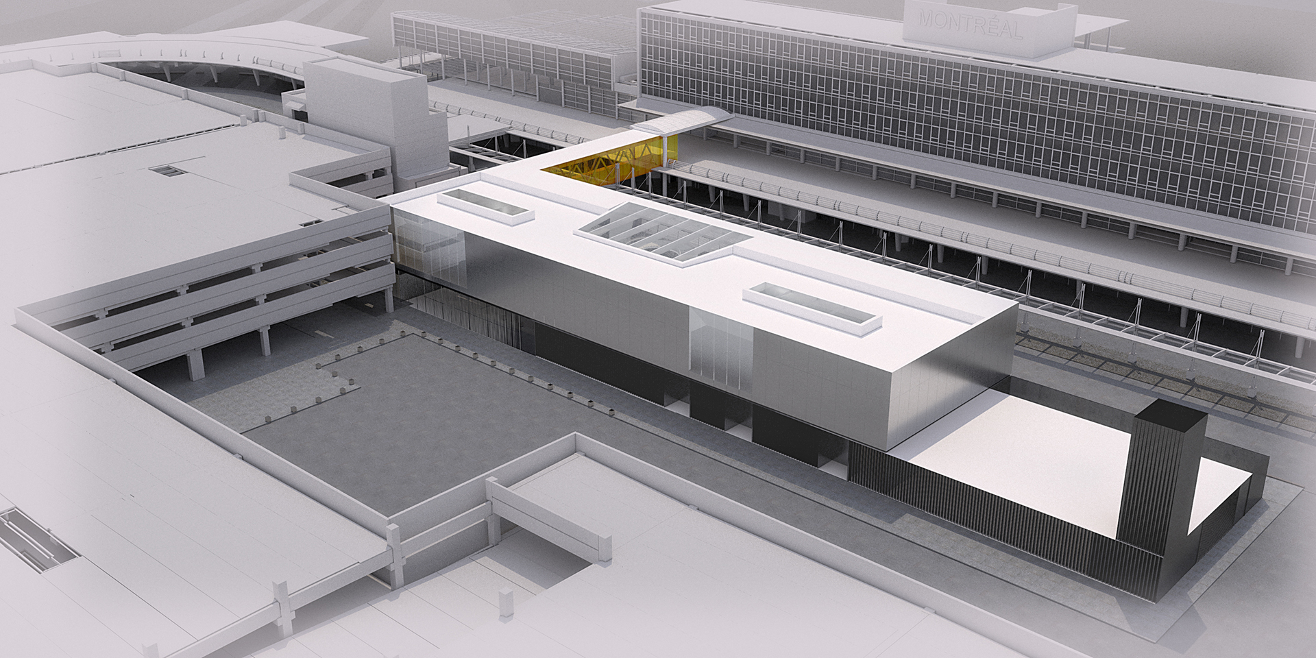 Station du REM à l'aéroport international Montréal-Trudeau - Jodoin ...